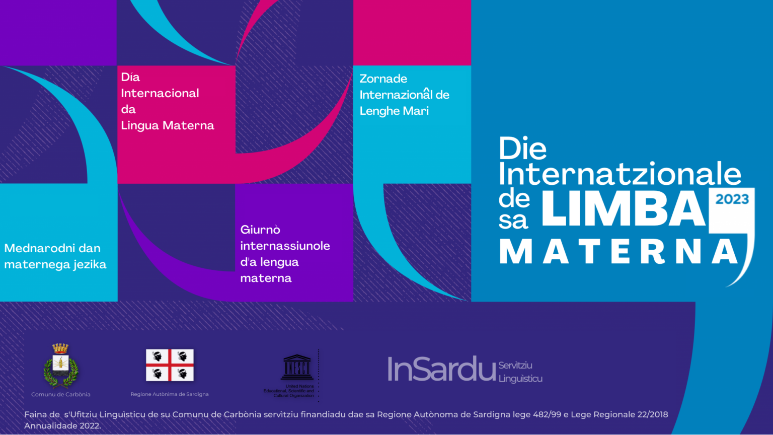 Sa die internatzionale de sa limba materna 21 freàrgiu 2023 - Sardegna