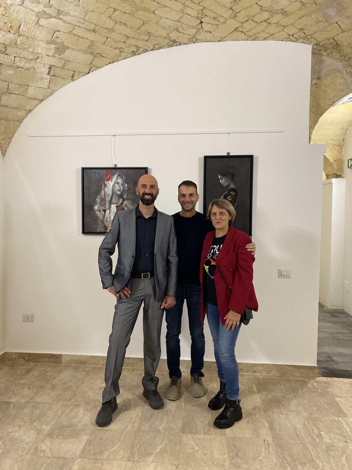 E' stata inaugurata ieri, a Sennori, la mostra personale del pittore ...