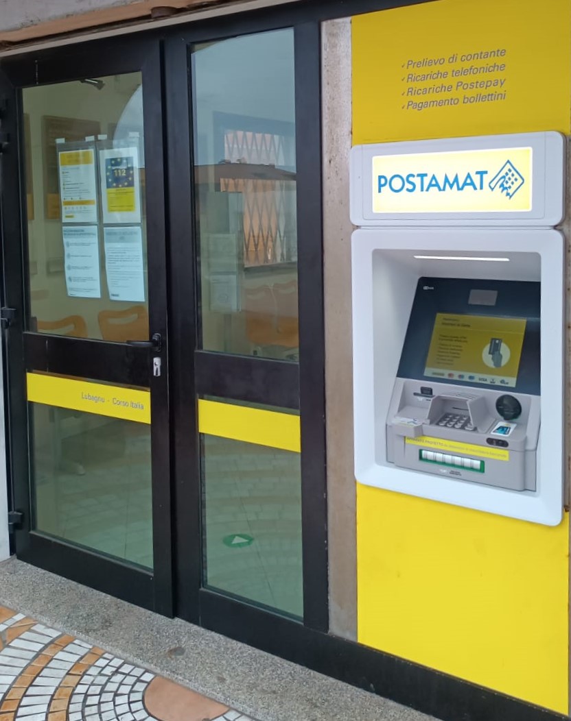 Sono già operativi i due ATM Postamat che Poste Italiane ha installato ...
